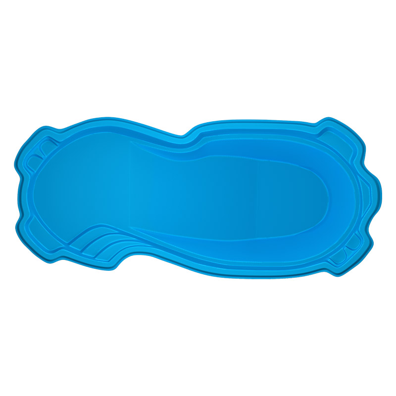 Atlantic Model – Luxurious 8-Foot Deep Fiberglass Pool by Tallman Pools