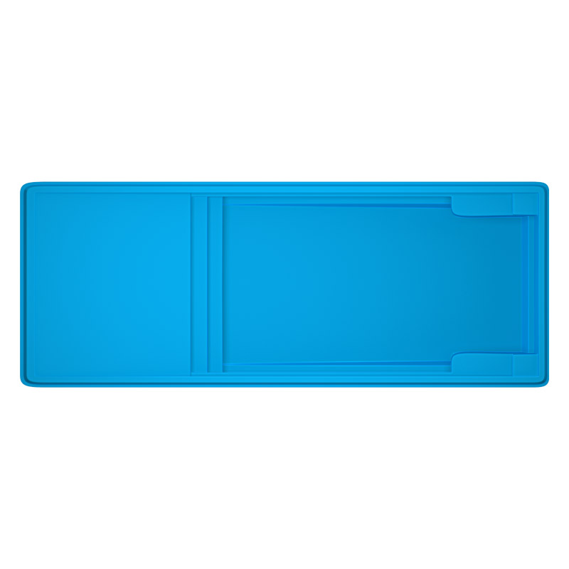 Beach Entry 14 Fiberglass Pool – Compact, Easy-Entry Pool by Tallman Pools