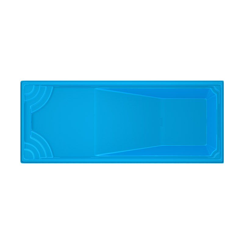 Kingsland Model – Luxurious 8-Foot Deep Fiberglass Pool by Tallman Pools