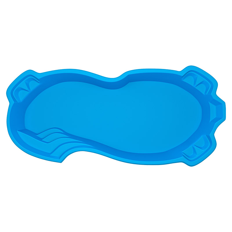 St. Thomas Freeform Fiberglass Pool – Modern, Customizable Pool Design ...