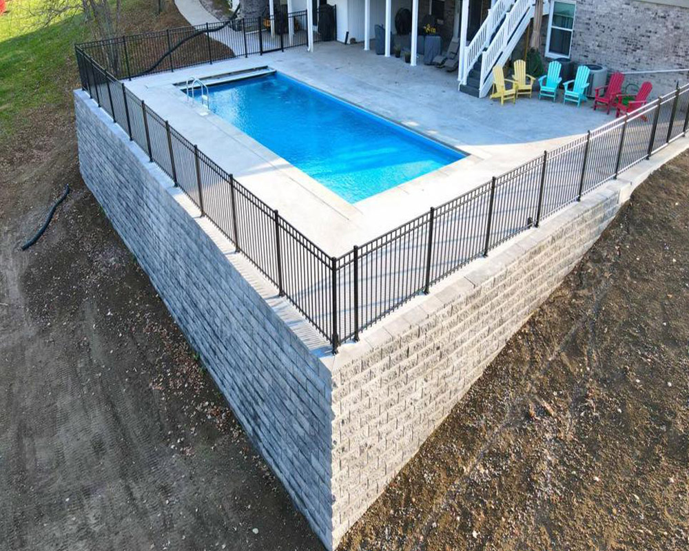 Beach Entry 16 Fiberglass Pool – Spacious, Easy-Entry Pool by Tallman Pools