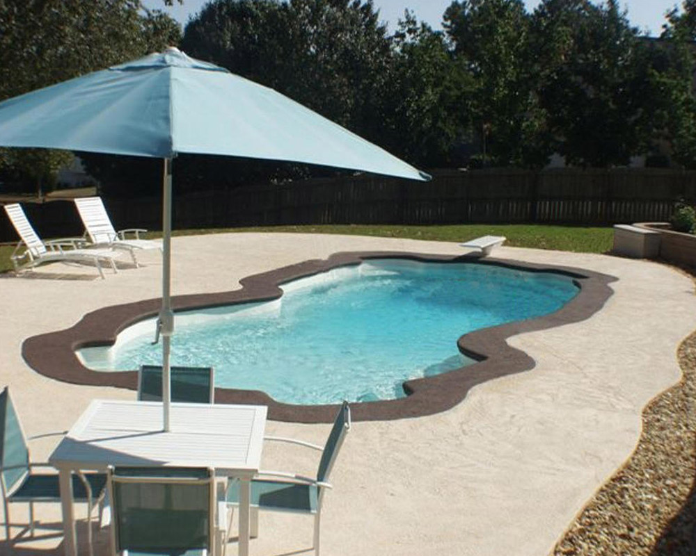 Atlantic Model – Luxurious 8-Foot Deep Fiberglass Pool by Tallman Pools