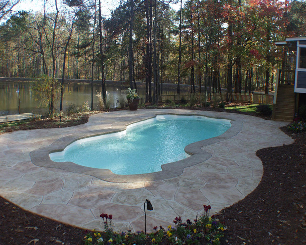 Atlantic Model – Luxurious 8-Foot Deep Fiberglass Pool by Tallman Pools
