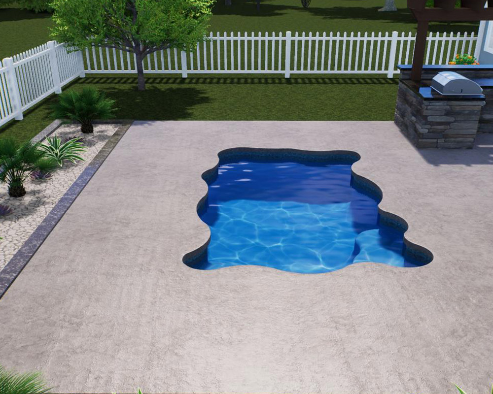 Fiji Fiberglass Pool by Tallman – Lagoon Style, Curved Elegance for Any ...