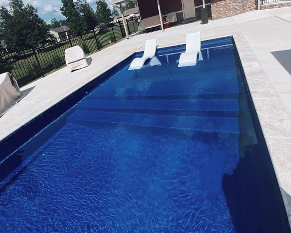 Beach Entry 16 Fiberglass Pool – Spacious, Easy-Entry Pool by Tallman Pools