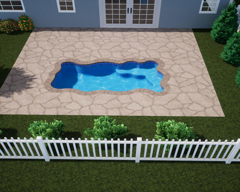 Fiji Fiberglass Pool by Tallman – Lagoon Style, Curved Elegance for Any ...