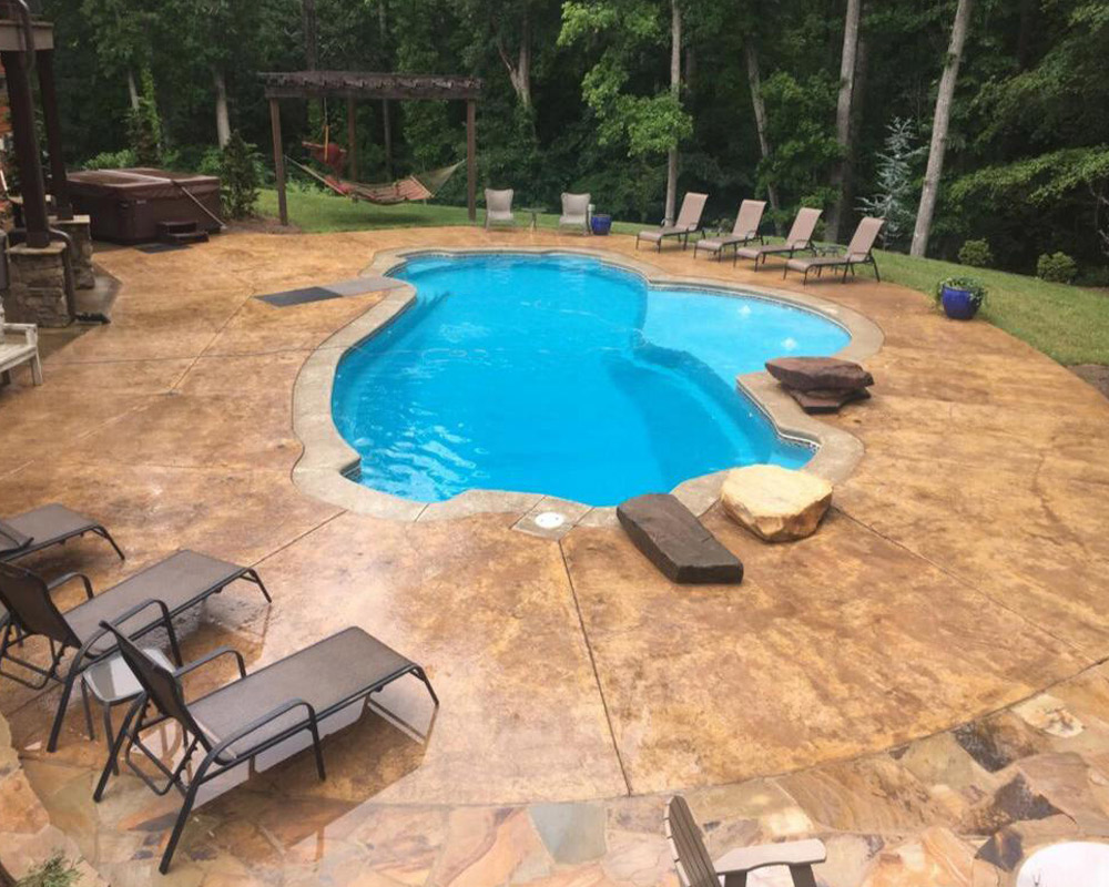 Atlantic Model – Luxurious 8-Foot Deep Fiberglass Pool by Tallman Pools