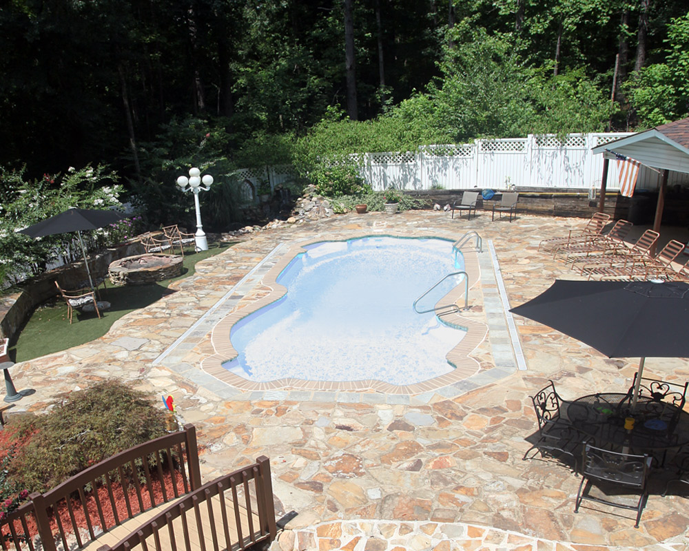 Atlantic Model – Luxurious 8-Foot Deep Fiberglass Pool by Tallman Pools