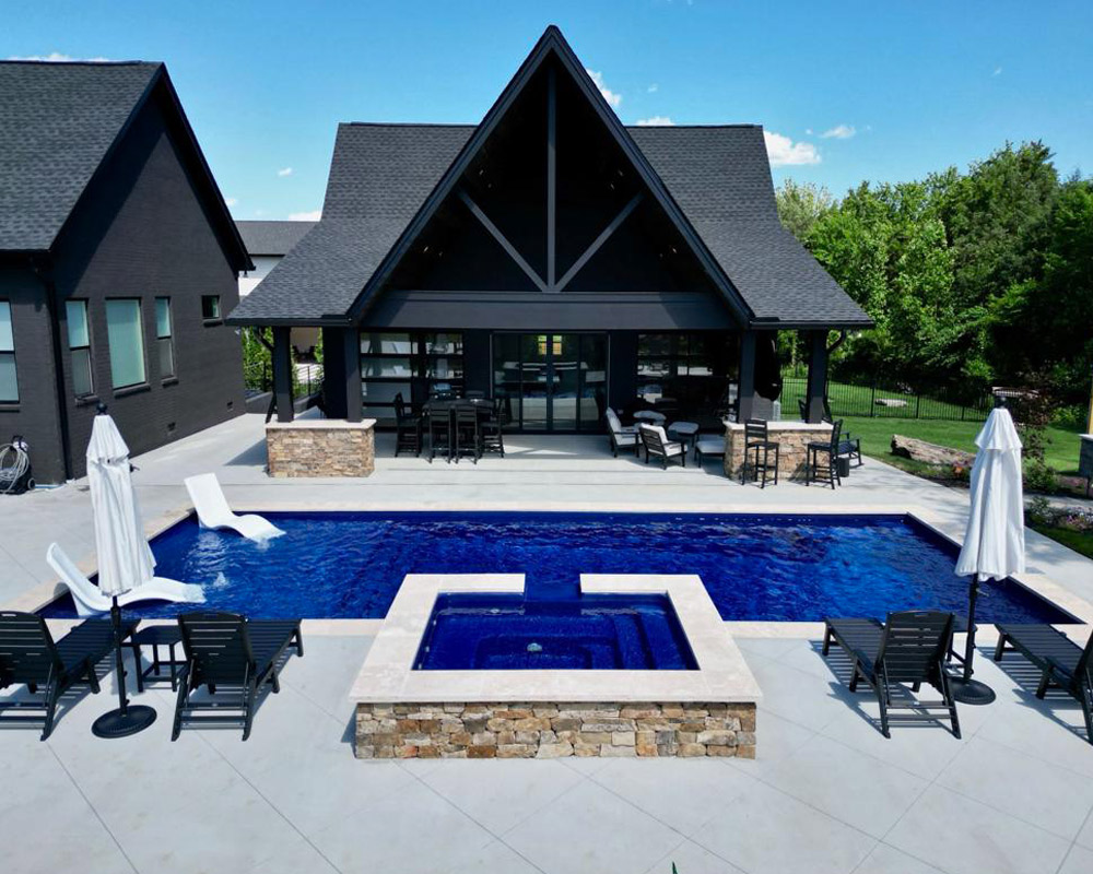 Beach Entry 16 Fiberglass Pool – Spacious, Easy-Entry Pool by Tallman Pools