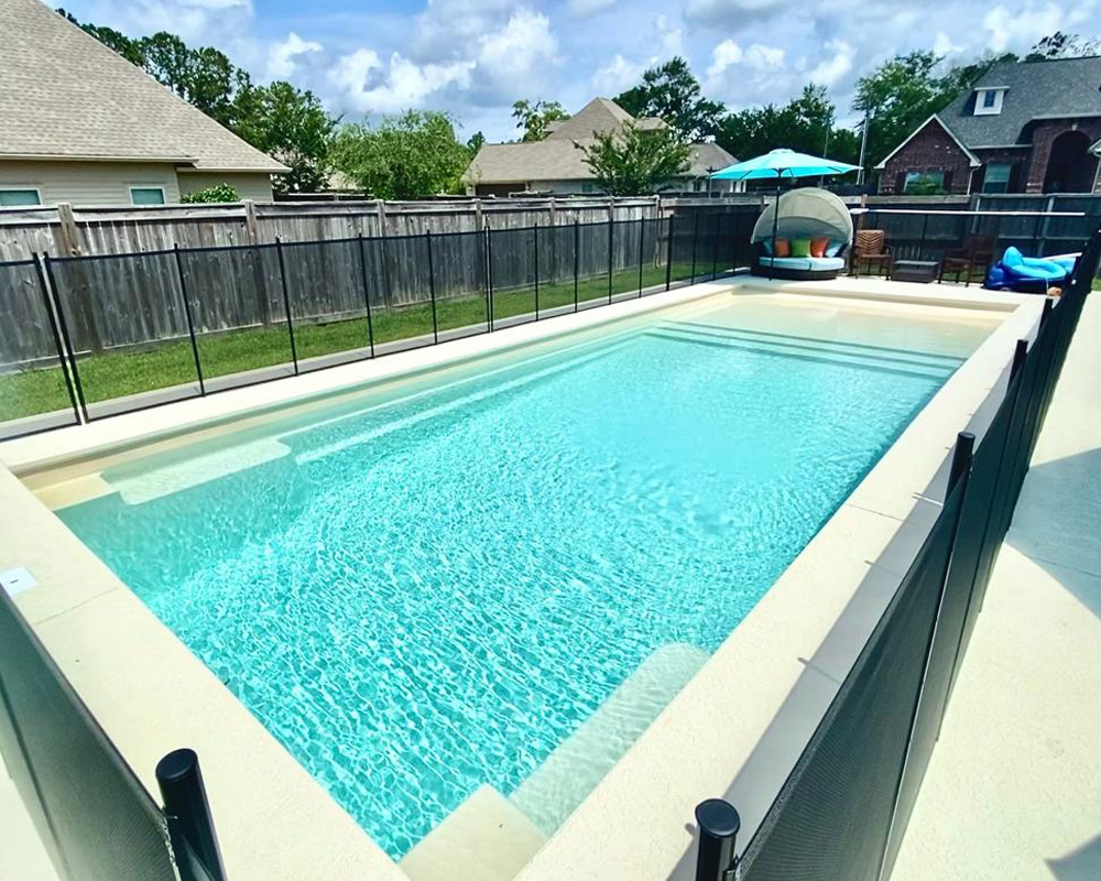 Beach Entry 16 Fiberglass Pool – Spacious, Easy-Entry Pool by Tallman Pools