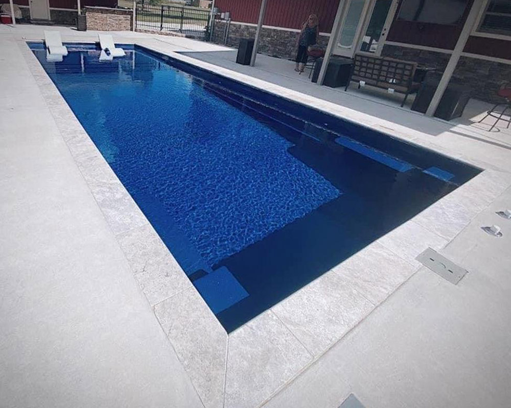 Beach Entry 16 Fiberglass Pool – Spacious, Easy-Entry Pool by Tallman Pools