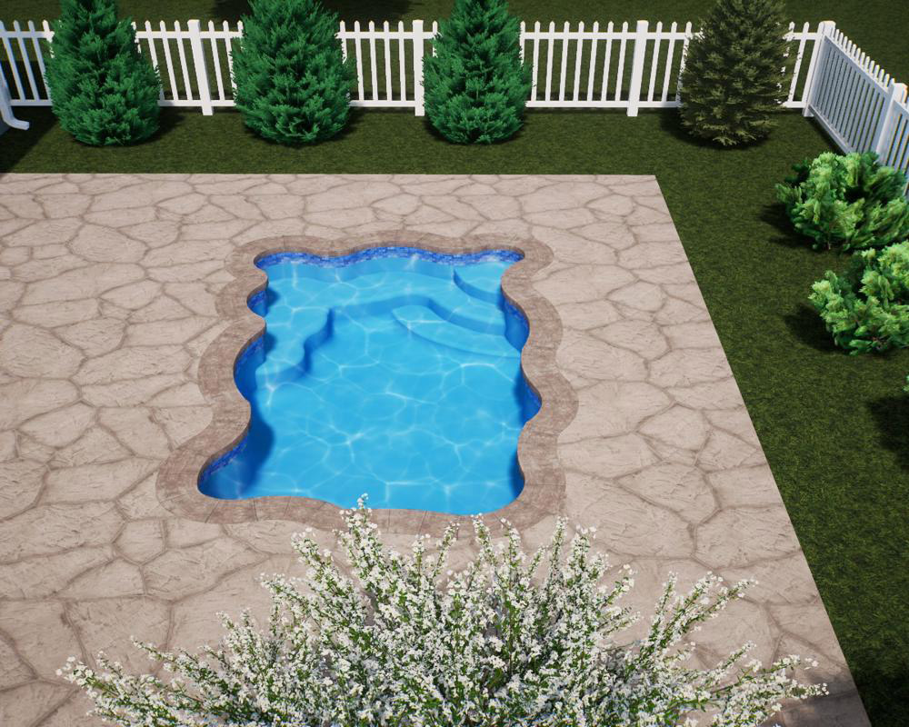 Fiji Fiberglass Pool by Tallman – Lagoon Style, Curved Elegance for Any ...