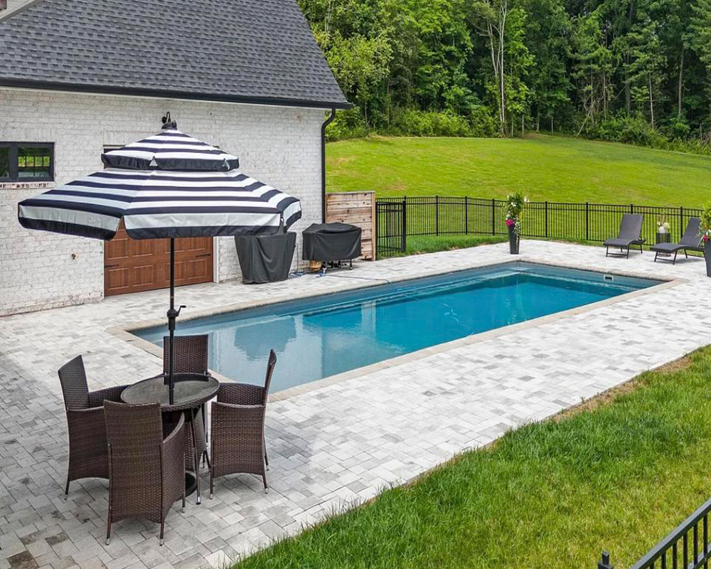 Beach Entry 16 Fiberglass Pool – Spacious, Easy-Entry Pool by Tallman Pools