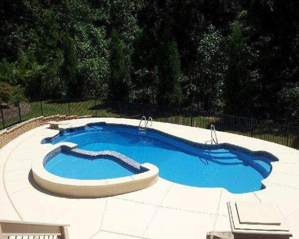 Atlantic Model – Luxurious 8-Foot Deep Fiberglass Pool by Tallman Pools