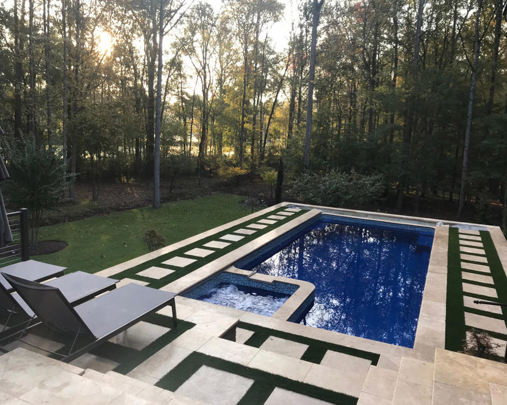 Regal Fiberglass Pool with Integrated Spa – Luxury Pool & Spa Combo by ...
