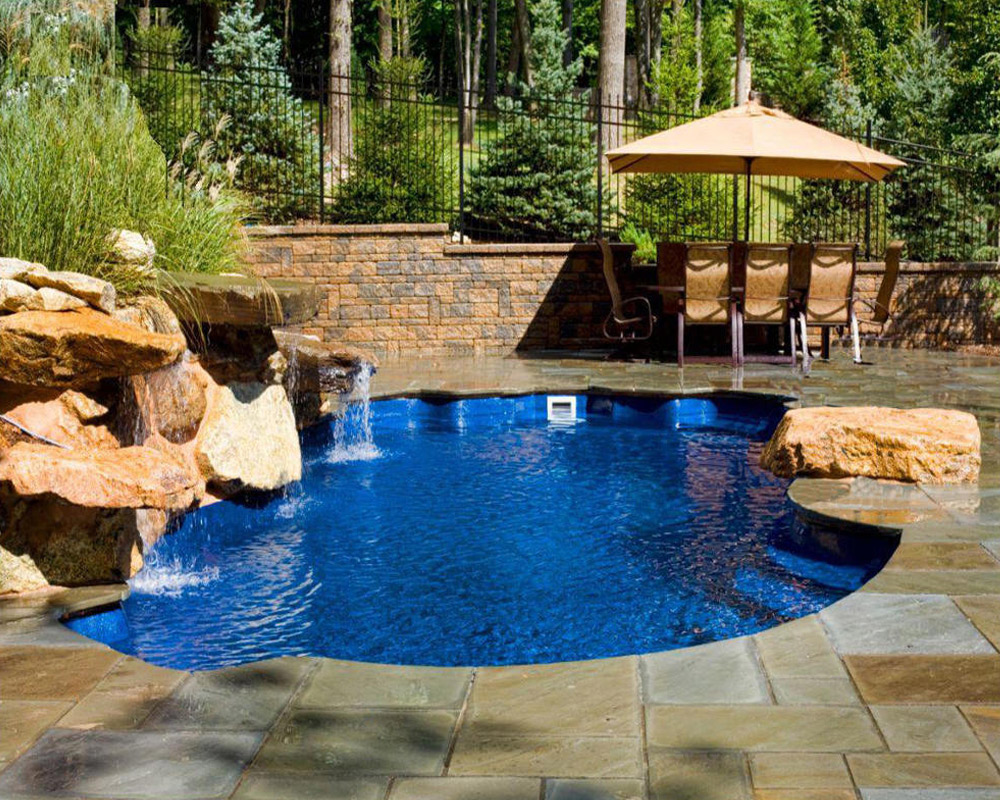 Atlantic Model – Luxurious 8-Foot Deep Fiberglass Pool by Tallman Pools