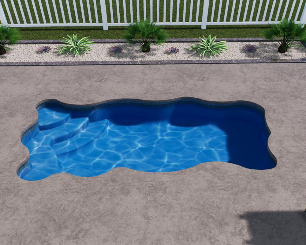 Fiji Fiberglass Pool by Tallman – Lagoon Style, Curved Elegance for Any ...