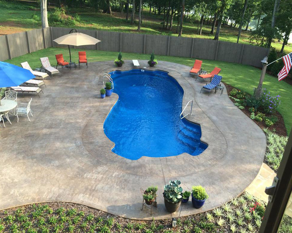 Atlantic Model – Luxurious 8-Foot Deep Fiberglass Pool by Tallman Pools