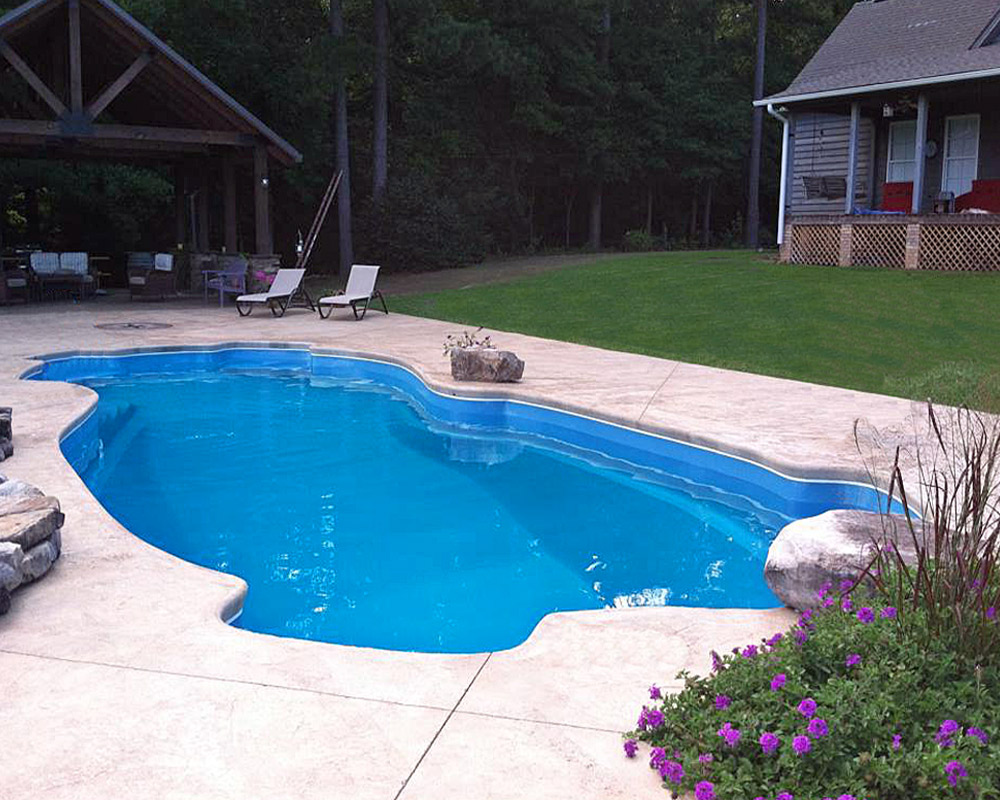 Atlantic Model – Luxurious 8-Foot Deep Fiberglass Pool by Tallman Pools