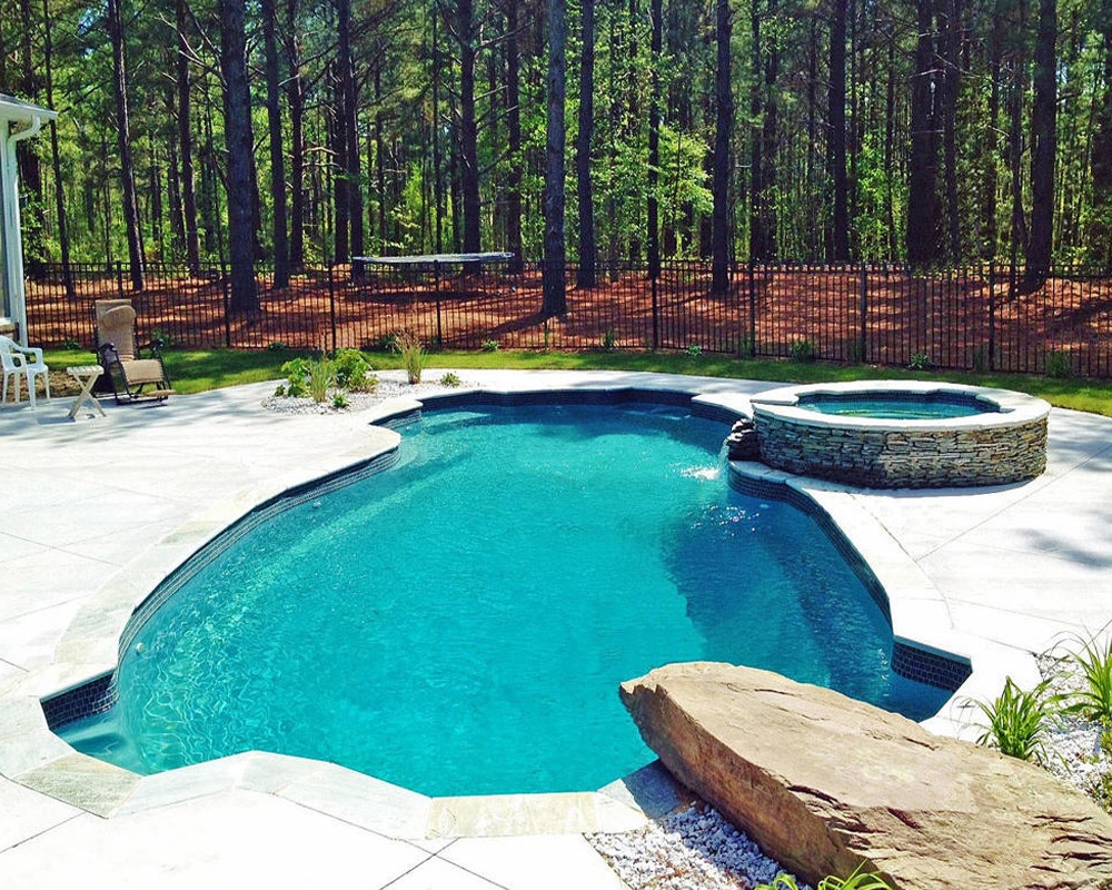 Atlantic Model – Luxurious 8-Foot Deep Fiberglass Pool by Tallman Pools
