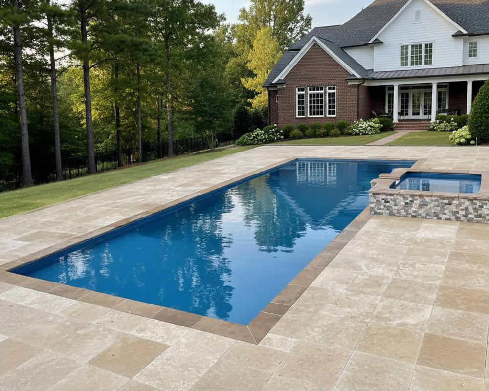 Beach Entry 16 Fiberglass Pool – Spacious, Easy-Entry Pool by Tallman Pools