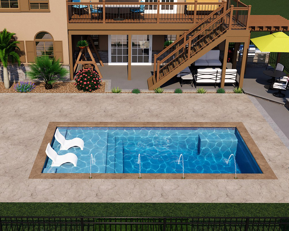 New fiberglass swimming pool models - Tallman Pools fiberglass pool ...