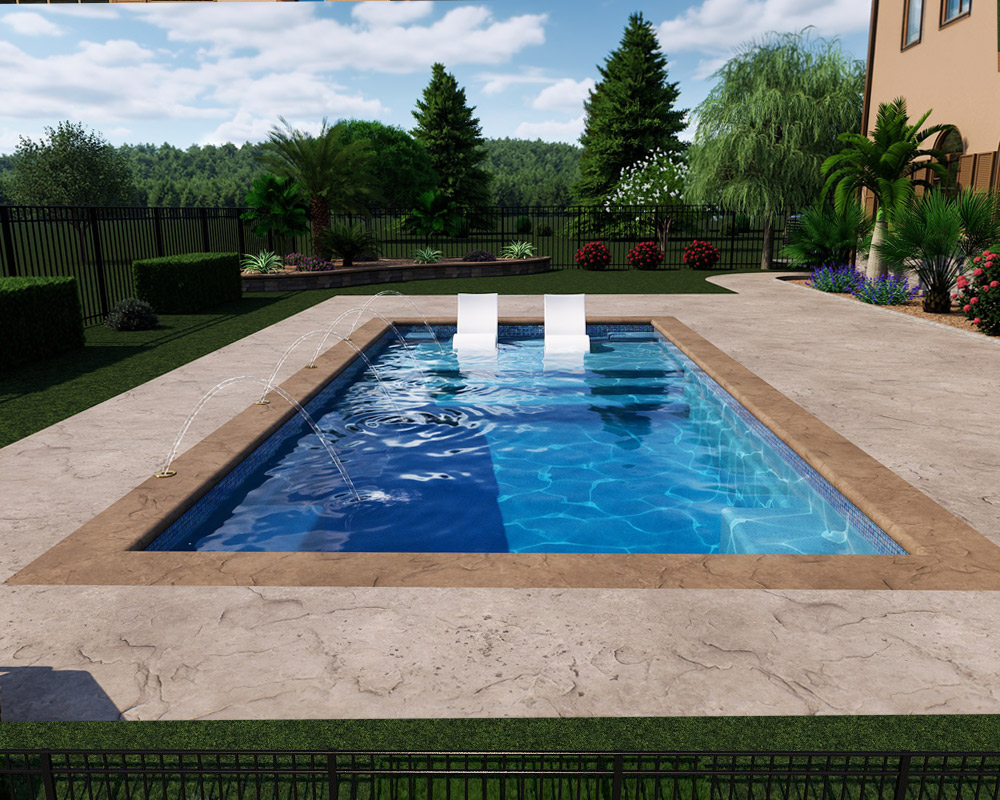 New fiberglass swimming pool models - Tallman Pools fiberglass pool ...
