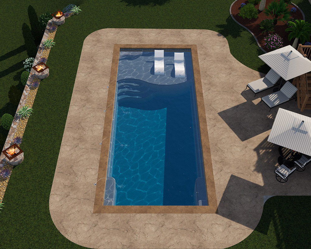 New fiberglass swimming pool models - Tallman Pools fiberglass pool ...