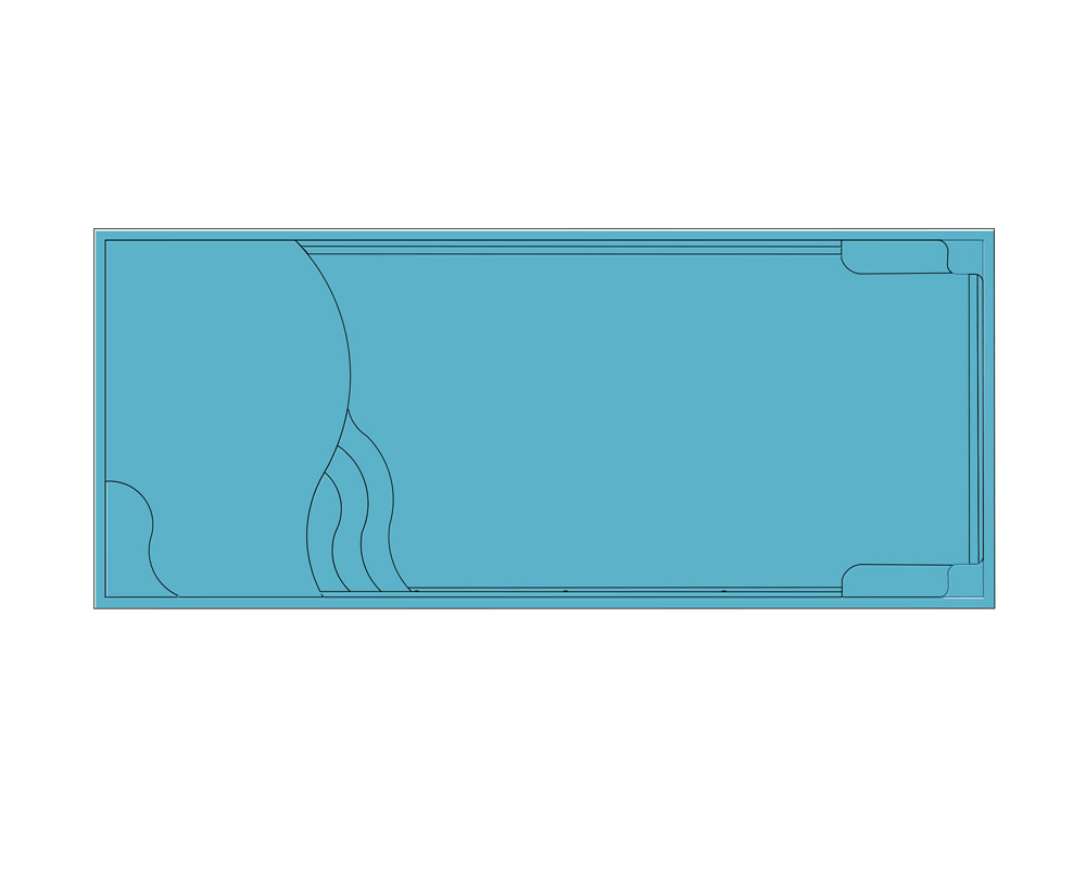 New fiberglass swimming pool models - Tallman Pools fiberglass pool ...